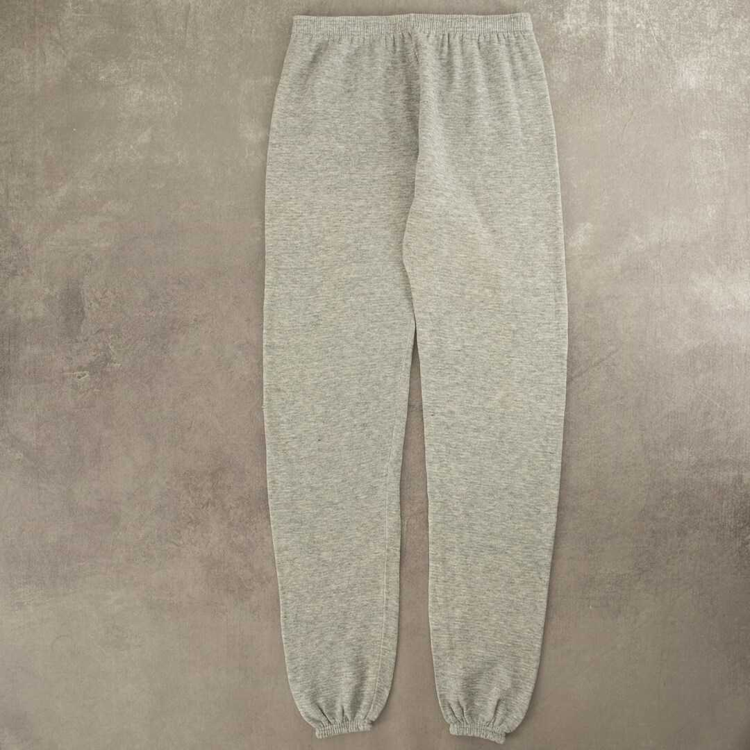 Vintage 1990s Cuffed Sweatpants USA Made XL Grey - Etsy