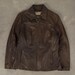 Vintage 1990s Leather Jacket Medium Brown - Etsy