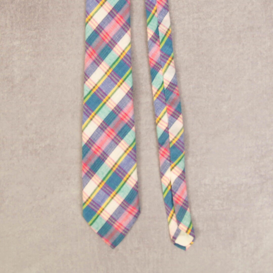 Vintage Austin Manor Checked Tie Pink - Etsy