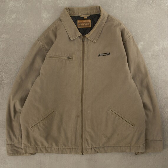 Vintage Swingster Workwear Jacket XXL Brown - Gem