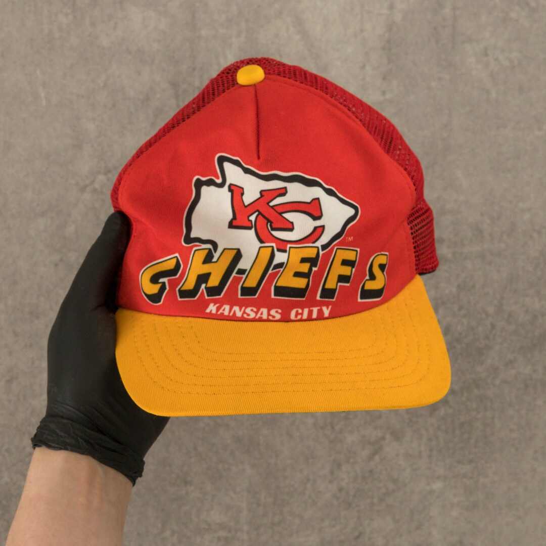 Vintage 1980s New Era Kansas City Chiefs Cap USA Made M/L Red - Etsy UK