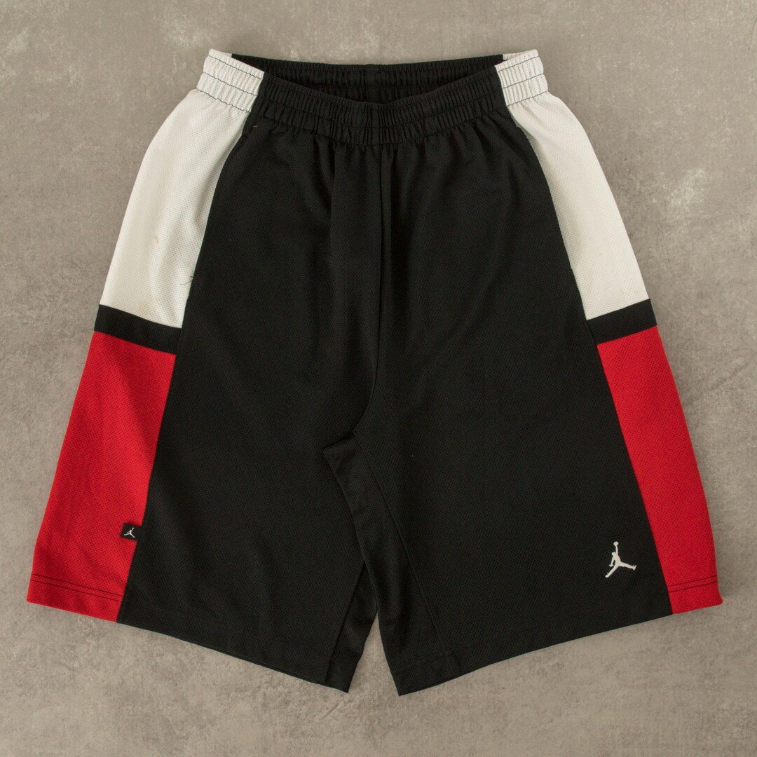 Vintage Air Jordan Basketball Shorts Large Black - Etsy