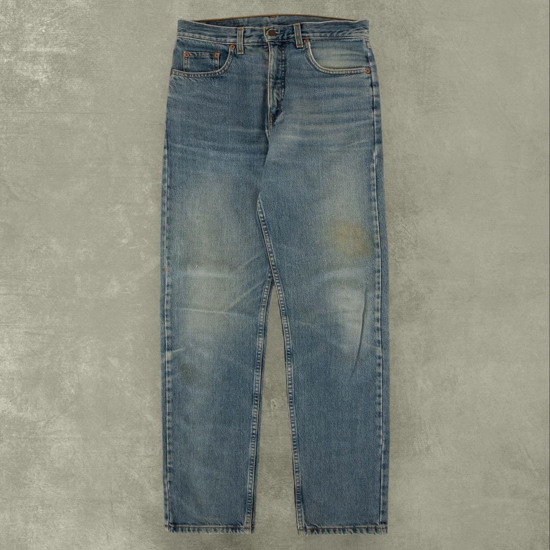 Vintage Levi's 90's 615 Orange Tab Straight Jeans W32 L34 Blue - Etsy