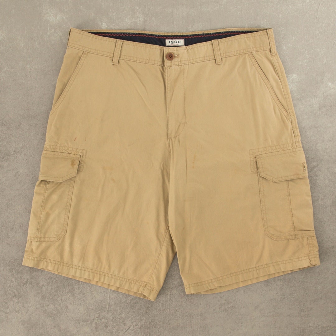 Vintage Izod Cargo Shorts W34 Beige - Etsy