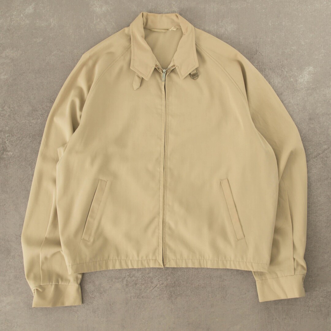 Vintage 1980s Boxy Harrington Jacket Large Beige - Etsy