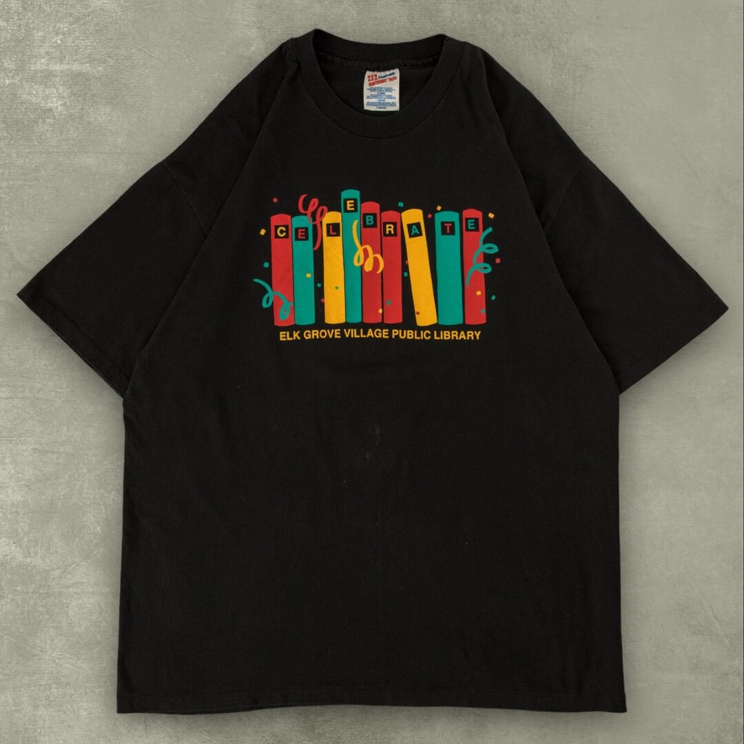 Vintage 1990s Celebrate Elk Grove Single Stitch T-shirt Graphic Logo XL ...