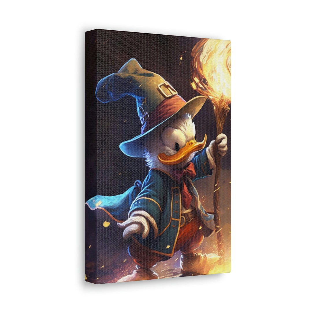 Canva donald Duck: the Sorcerer's Apprentice - Etsy