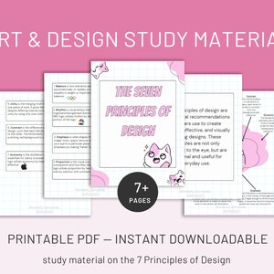 The Seven Principles of Design, Study Guide, Notes for Art Students ...
