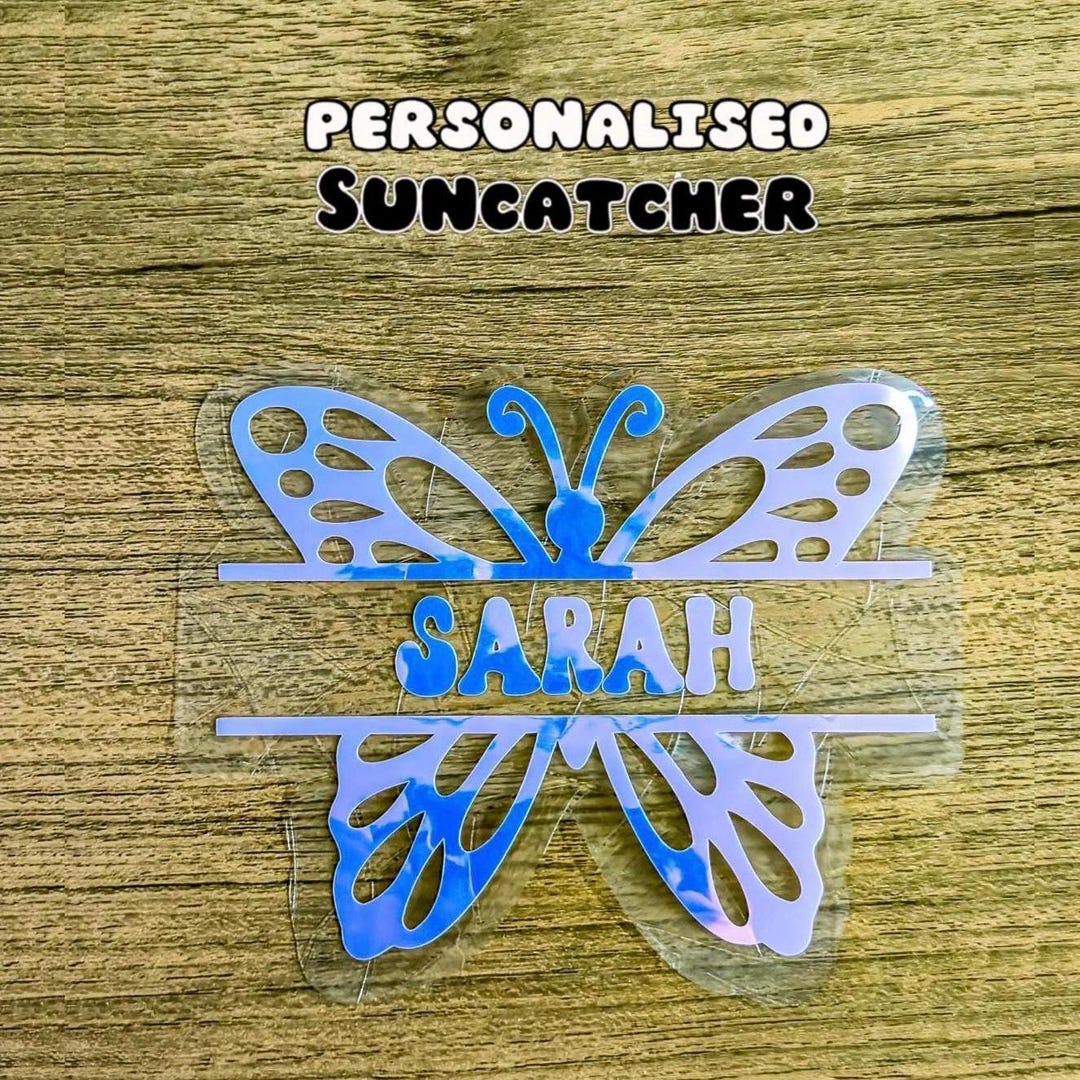 Personalised Suncatcher, Window Decal, Car Decal, Bumper Sticker ...