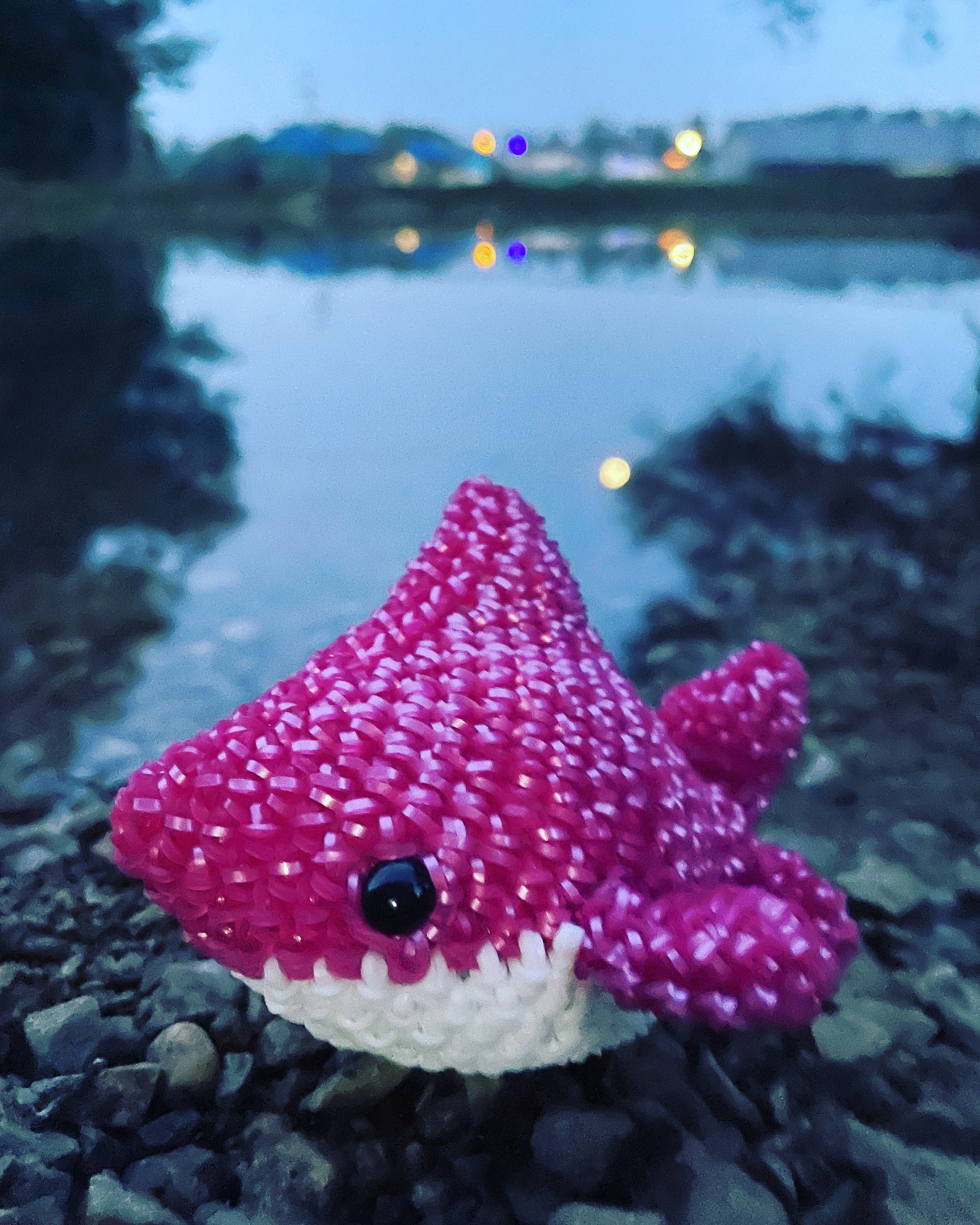 Shark - Rainbow Loom Loomigurumi - Etsy