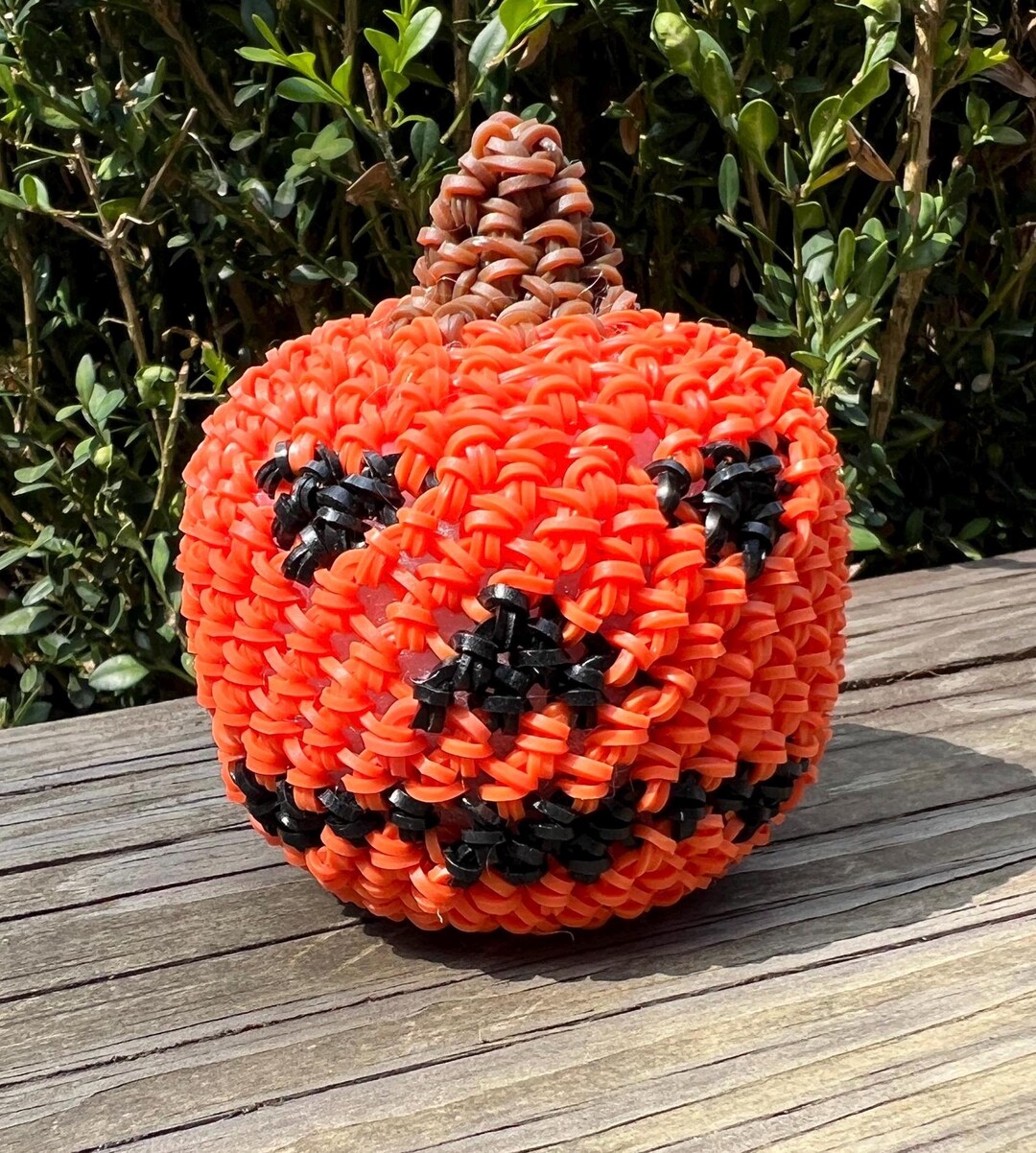Jack-o-lantern - Rainbow Loom, Loomigurumi - Etsy