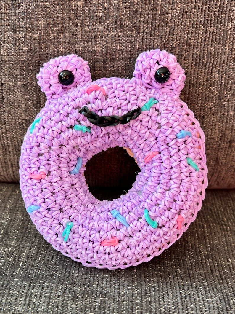 Donut Frog - Rainbow Loom, Loomigurumi - Etsy