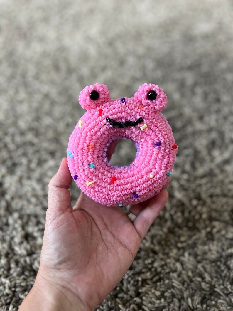 Donut Frog Rainbow Loom, Loomigurumi - Etsy