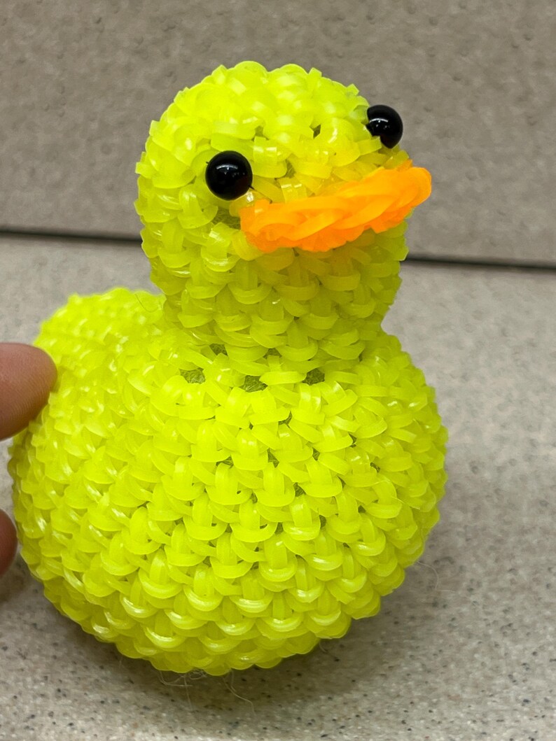 Rubber Ducky - Large - Rainbow Loom, Loomigurumi - Etsy