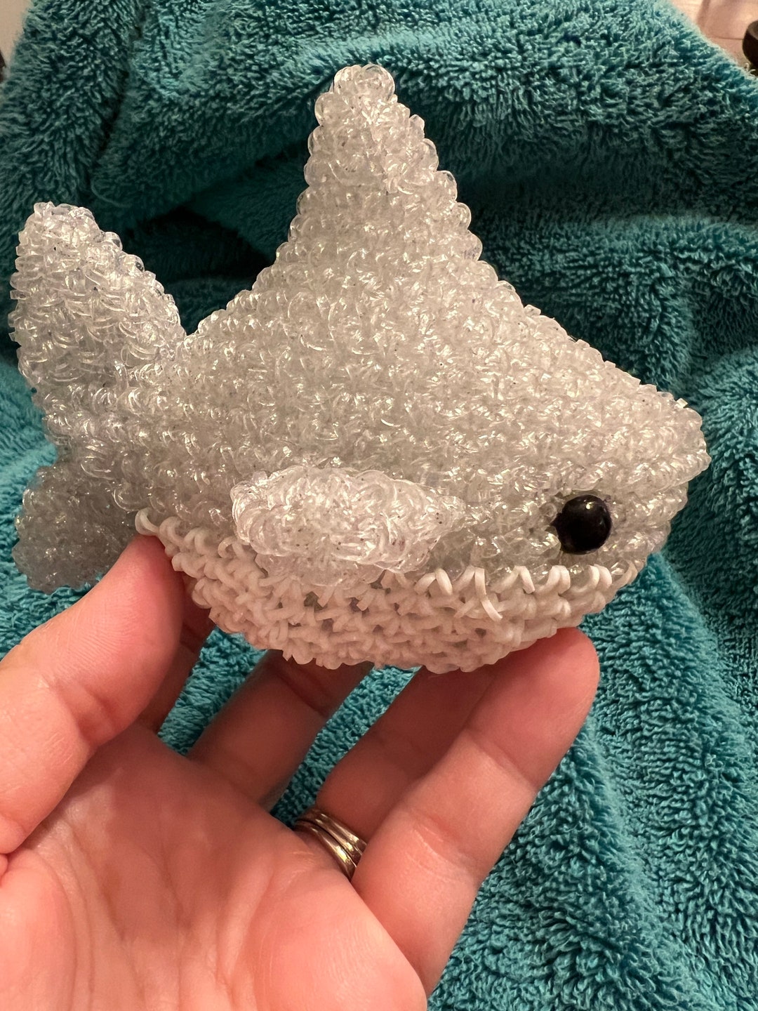 Shark Rainbow Loom Loomigurumi - Etsy