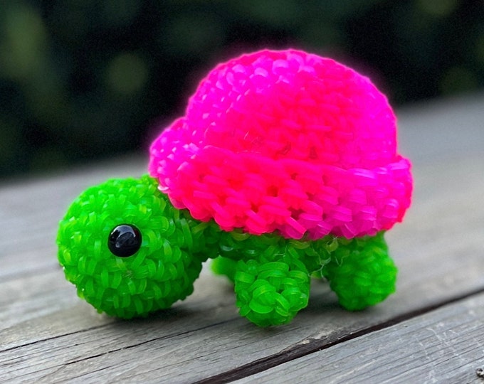 Turtle - Rainbow Loom, Loomigurumi - Etsy
