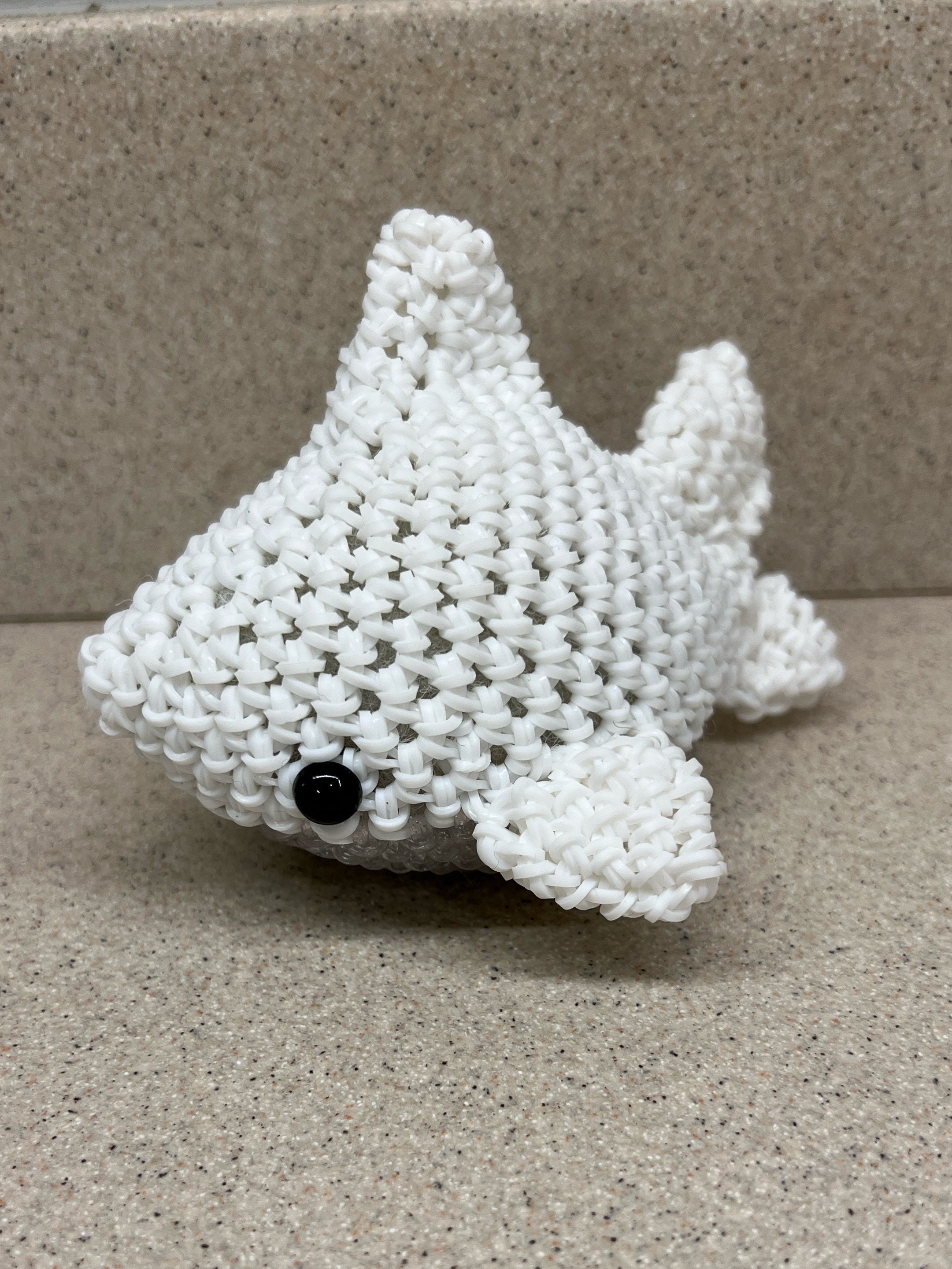 Shark - Rainbow Loom Loomigurumi - Etsy