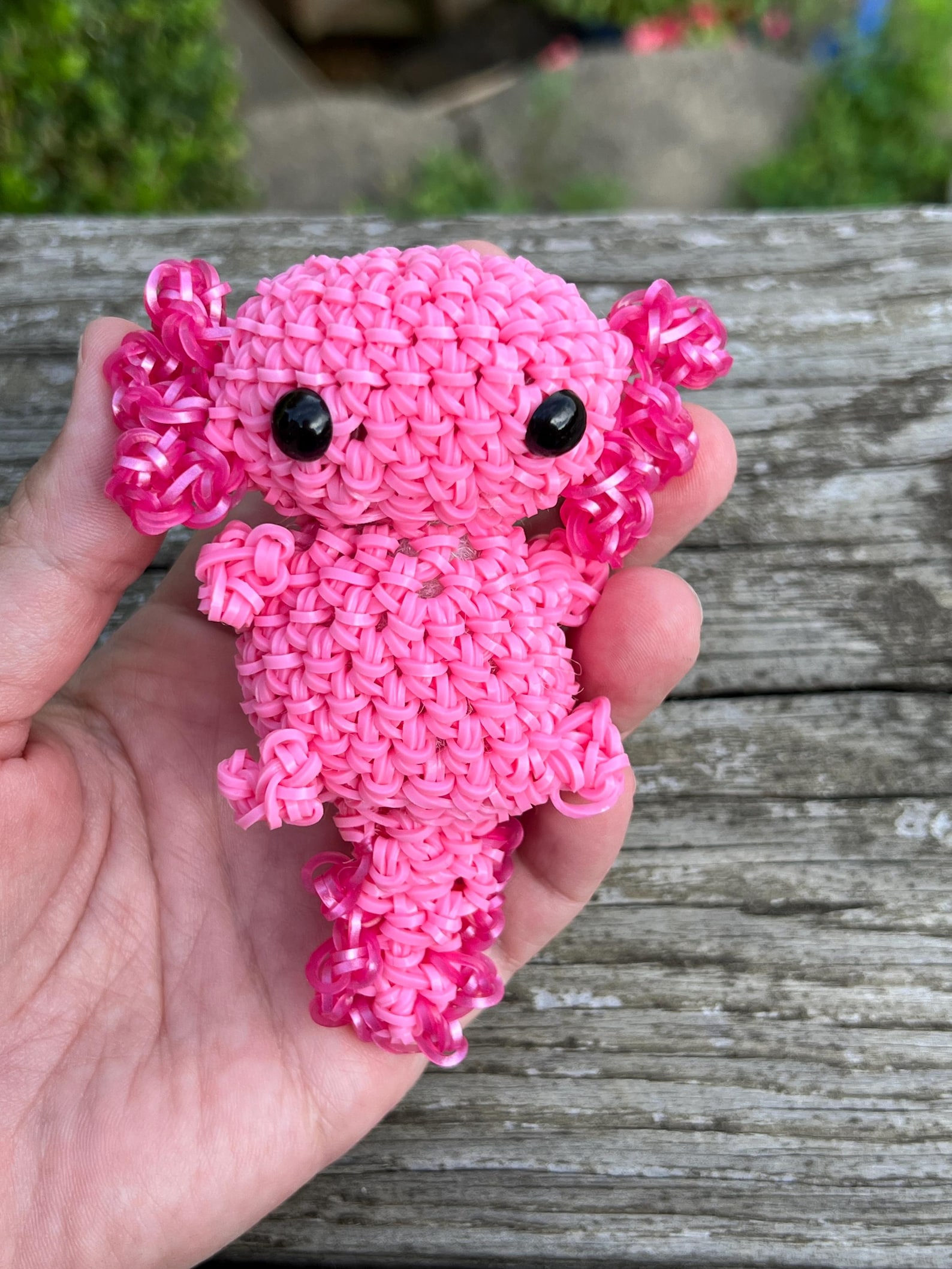 Axolotl - Rainbow Loom, Loomigurumi - Etsy