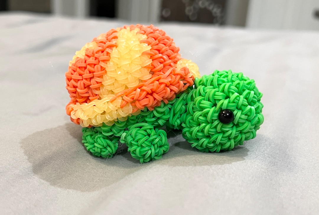 Turtle Rainbow Loom, Loomigurumi - Etsy