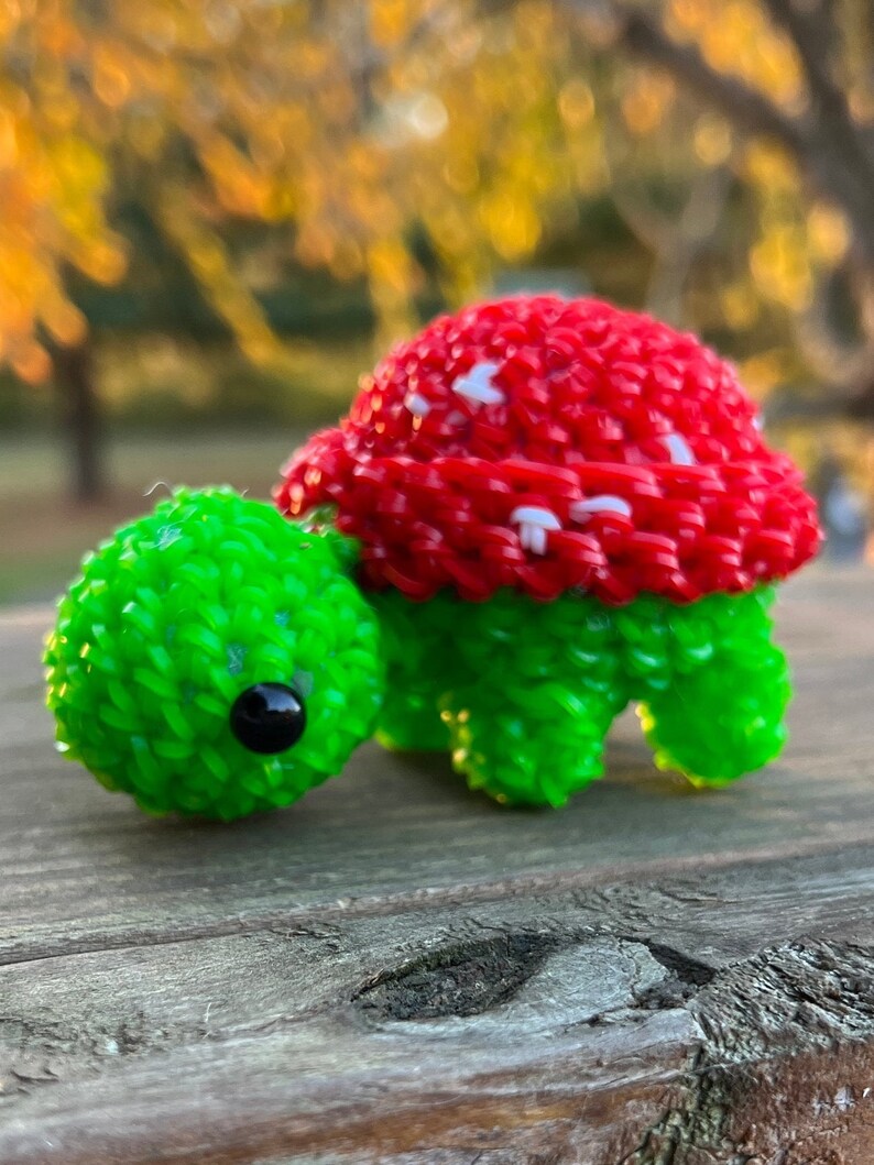 Turtle Rainbow Loom, Loomigurumi - Etsy