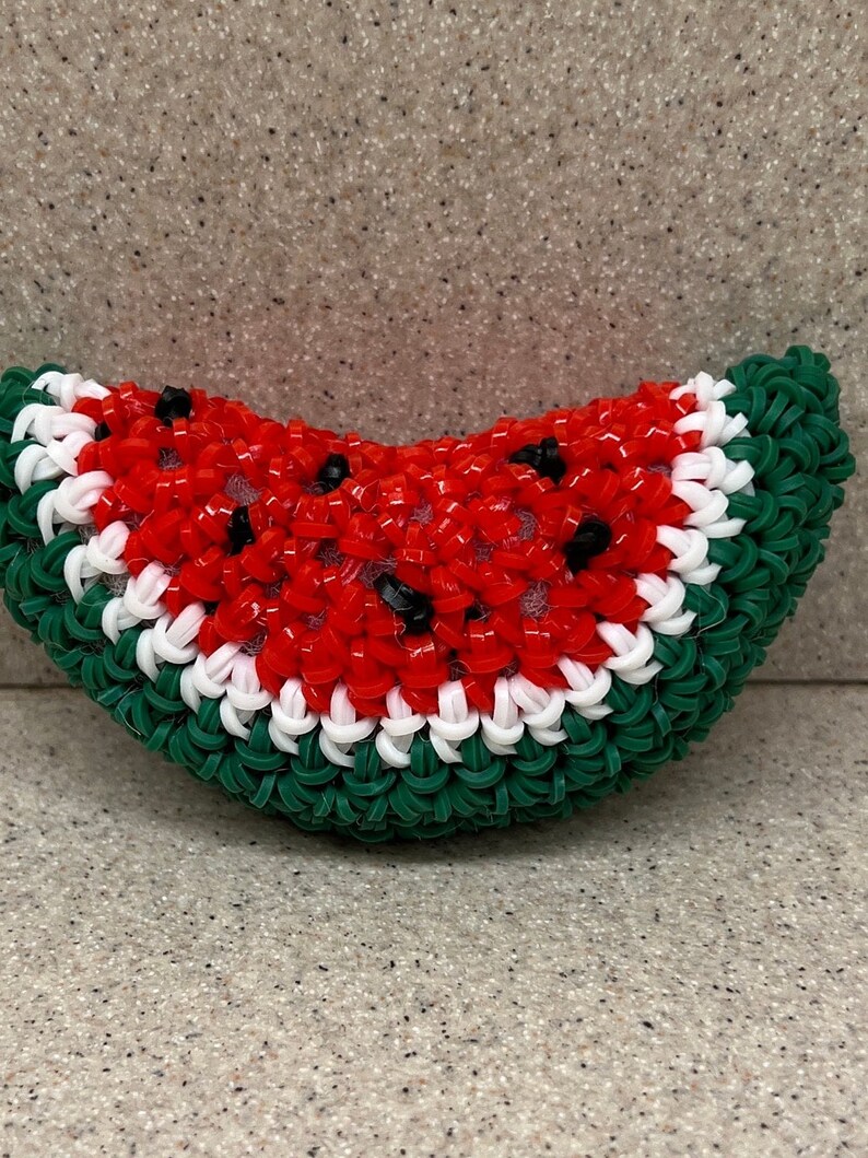 Watermelon - Rainbow Loom, Loomigurumi - Etsy