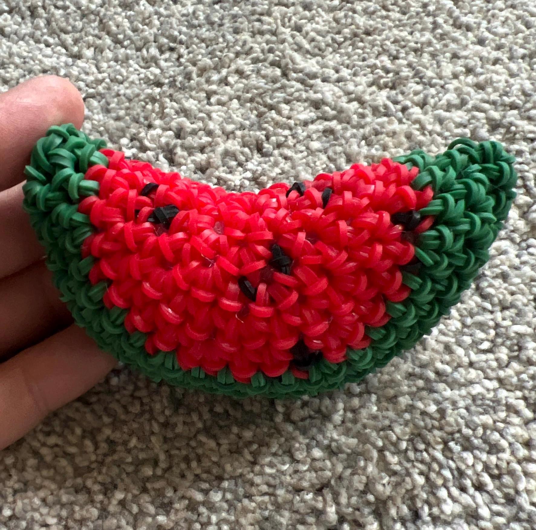 Watermelon - Rainbow Loom, Loomigurumi - Etsy