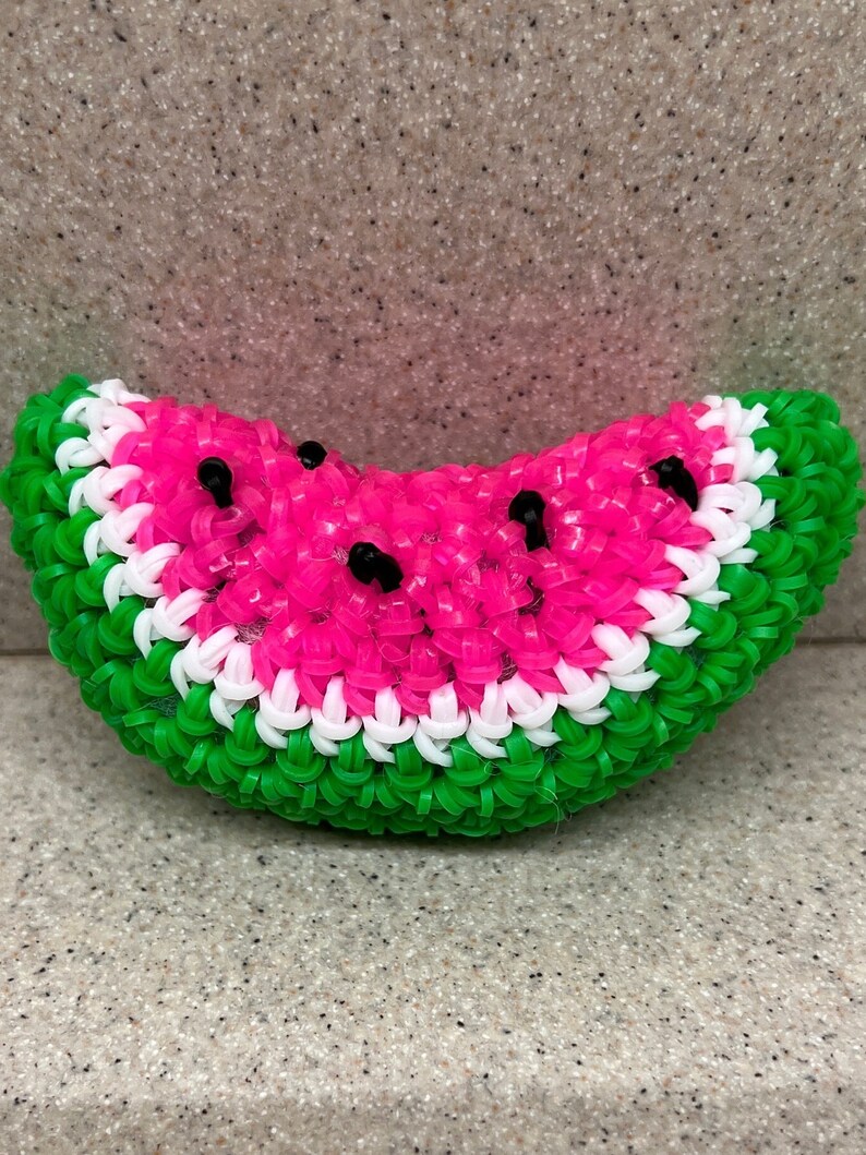 Watermelon - Rainbow Loom, Loomigurumi - Etsy