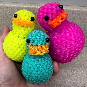 Rubber Ducky - Large - Rainbow Loom, Loomigurumi - Etsy