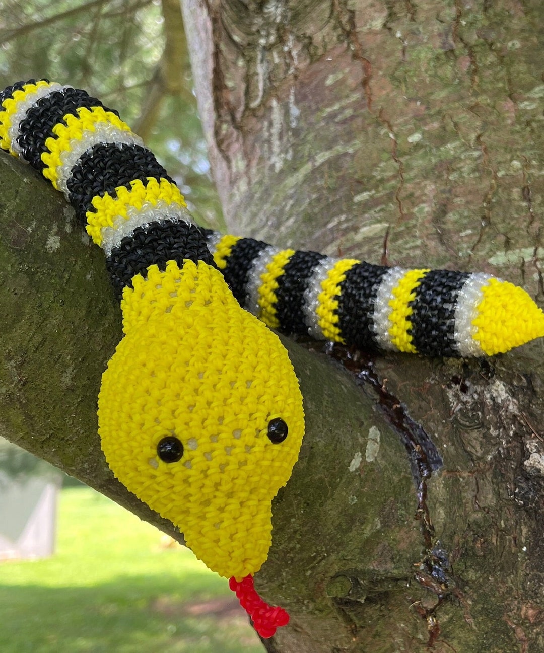 Snake (large) - Rainbow Loom, Loomigurumi - Etsy