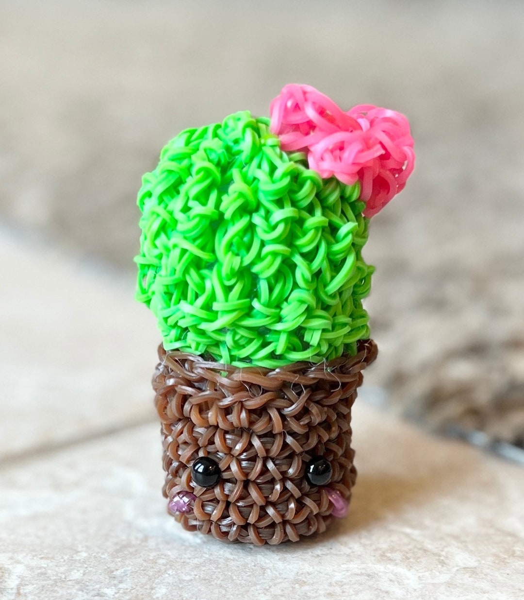Mini Cactus Rainbow Loom Loomigurumi - Etsy
