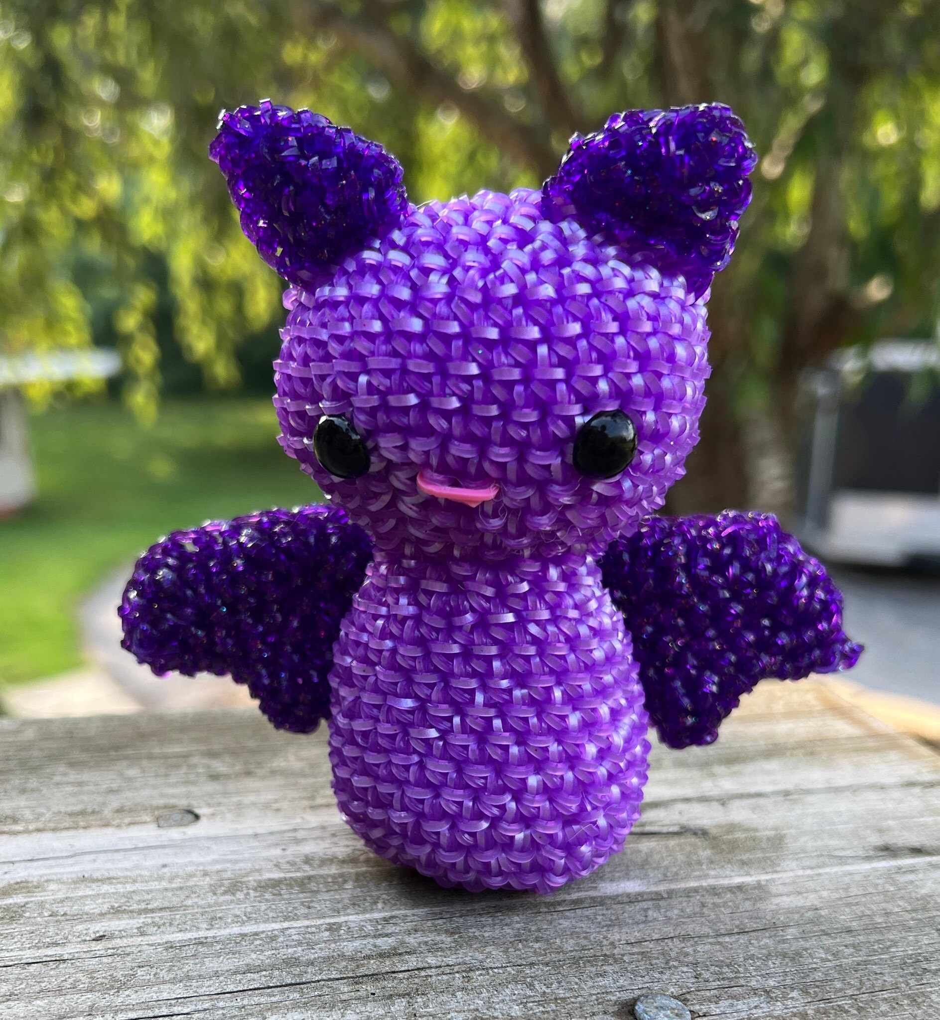 Bat - Rainbow Loom, Loomigurumi - Etsy