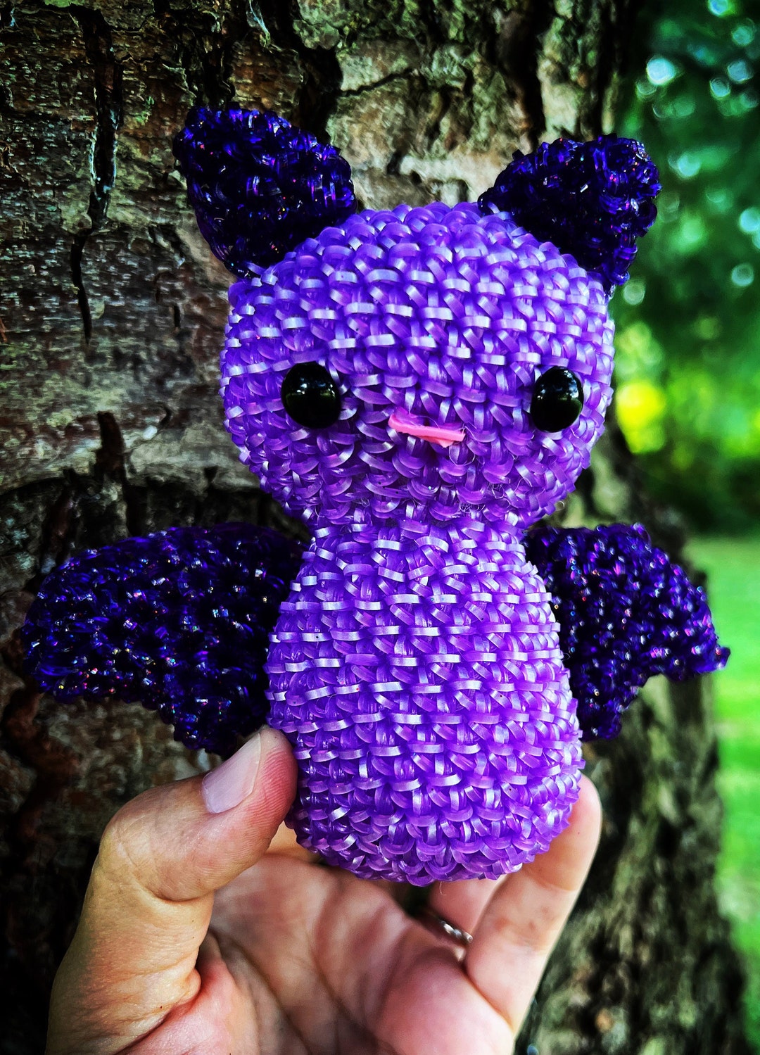 Bat - Rainbow Loom, Loomigurumi - Etsy