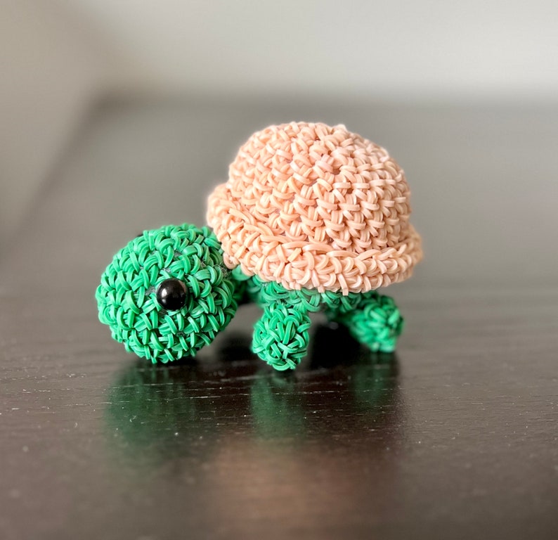 Turtle Rainbow Loom Loomigurumi - Etsy