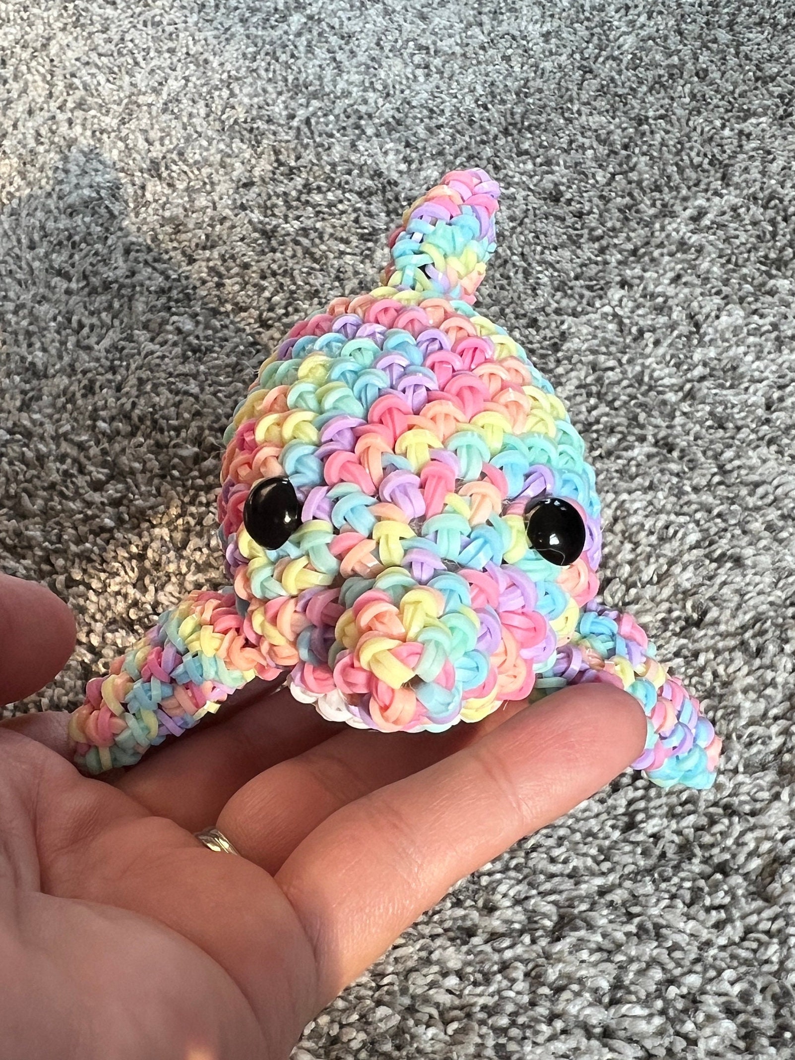 Dolphin Rainbow Loom, Loomigurumi - Etsy
