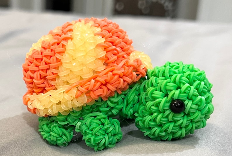 Turtle - Rainbow Loom, Loomigurumi - Etsy
