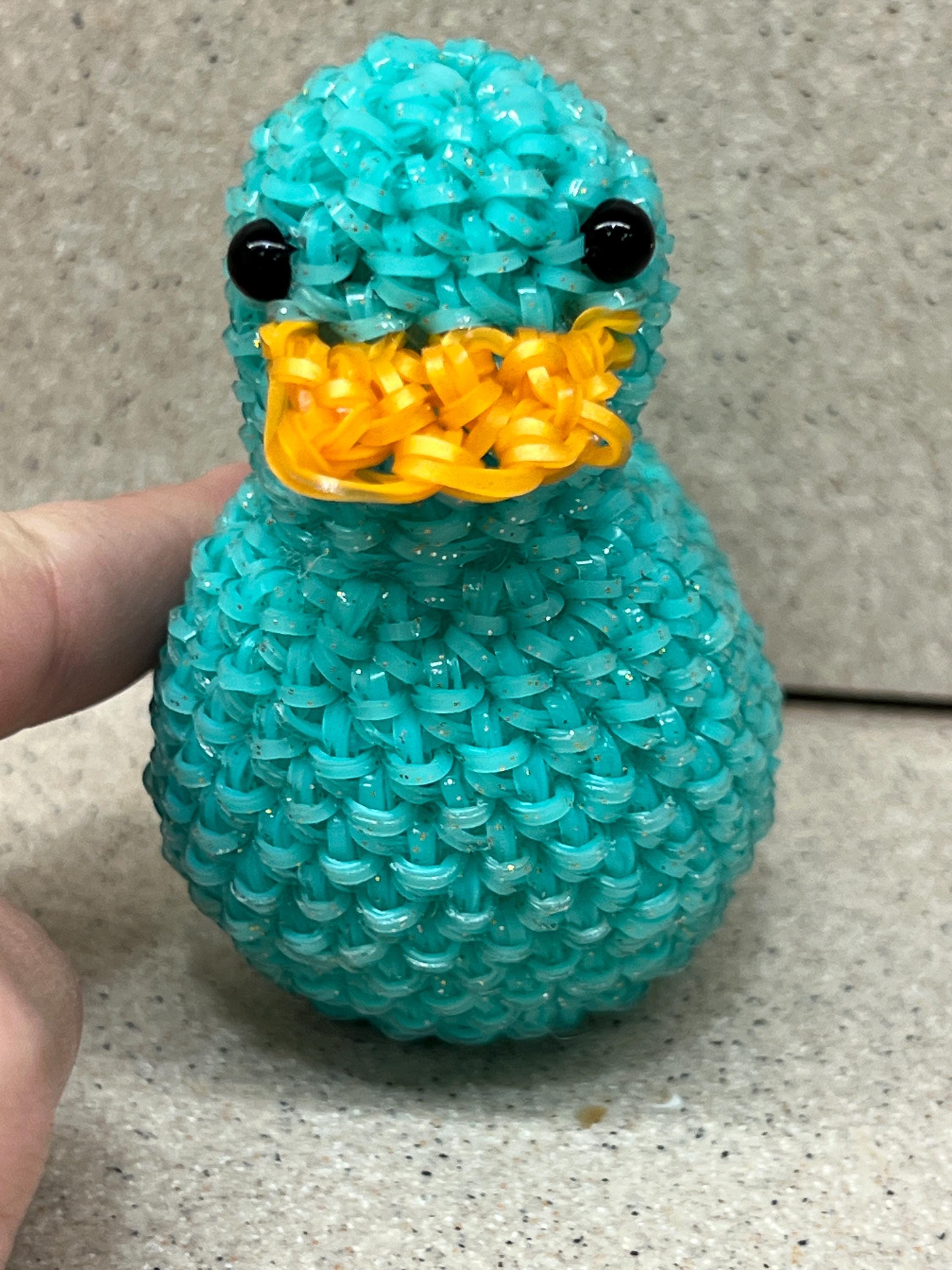 Rubber Ducky - Large - Rainbow Loom, Loomigurumi - Etsy