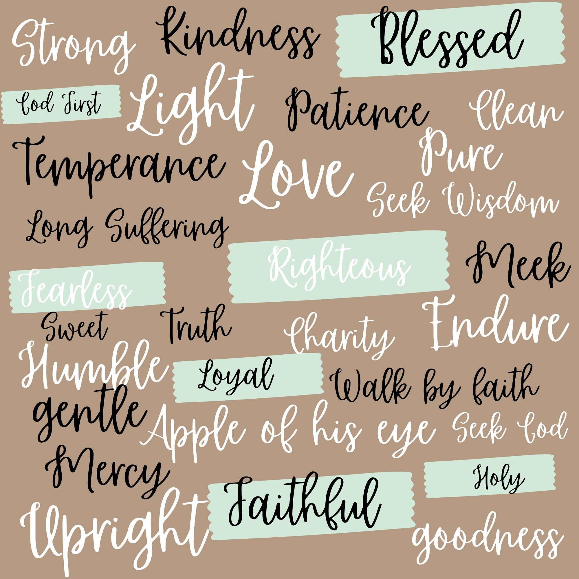 Vision Board Printables Vision Board Words Faith Based Motivation 2023 ...