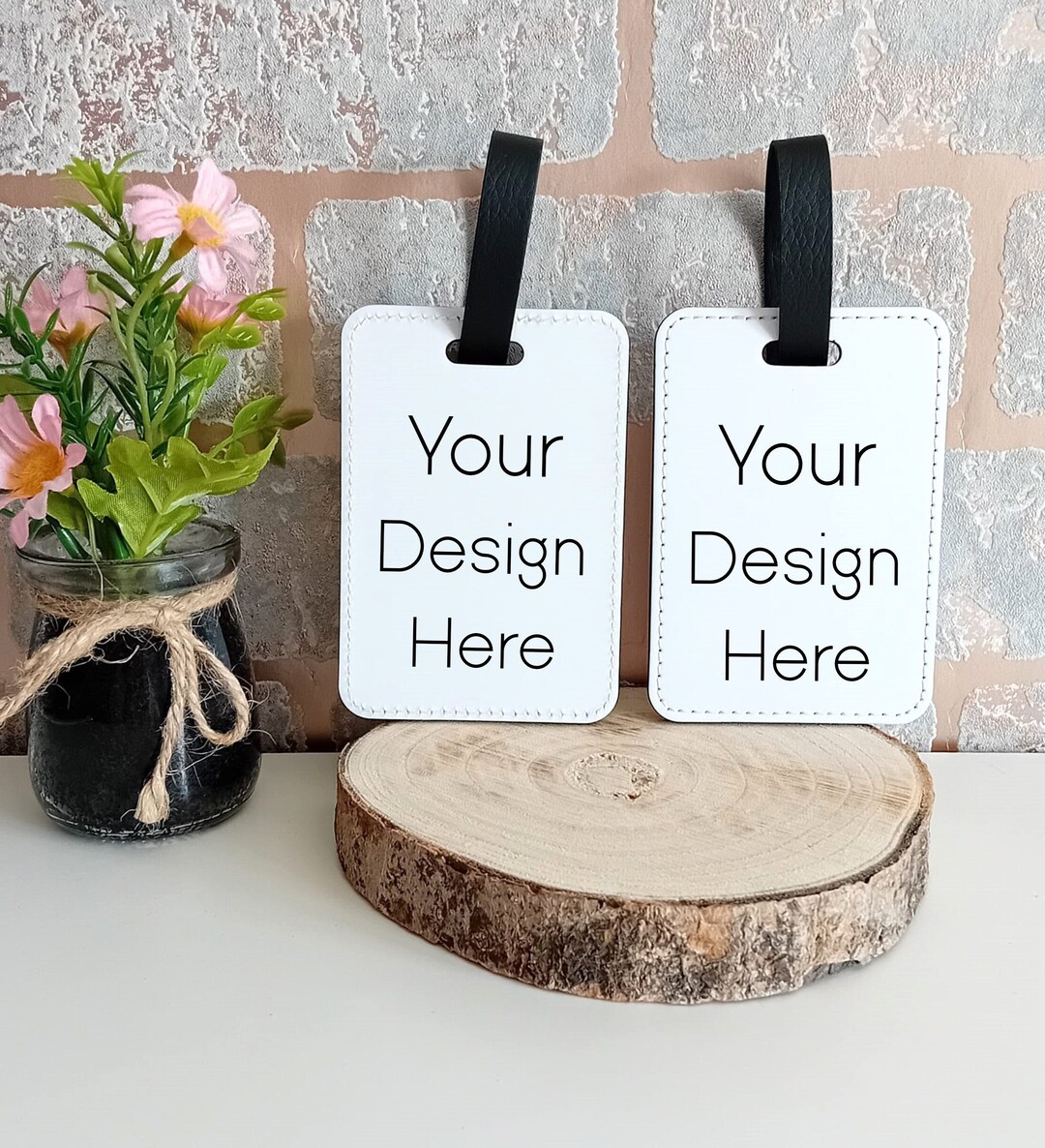 Luggage Tag Mock up Photo, Digital Download - Etsy