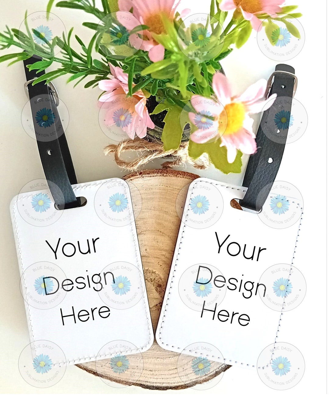 Luggage Tags Mock up Front and Back, Digital Download - Etsy