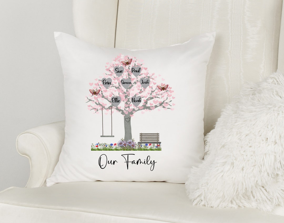 Pink Family Tree Design Digital Download - Etsy
