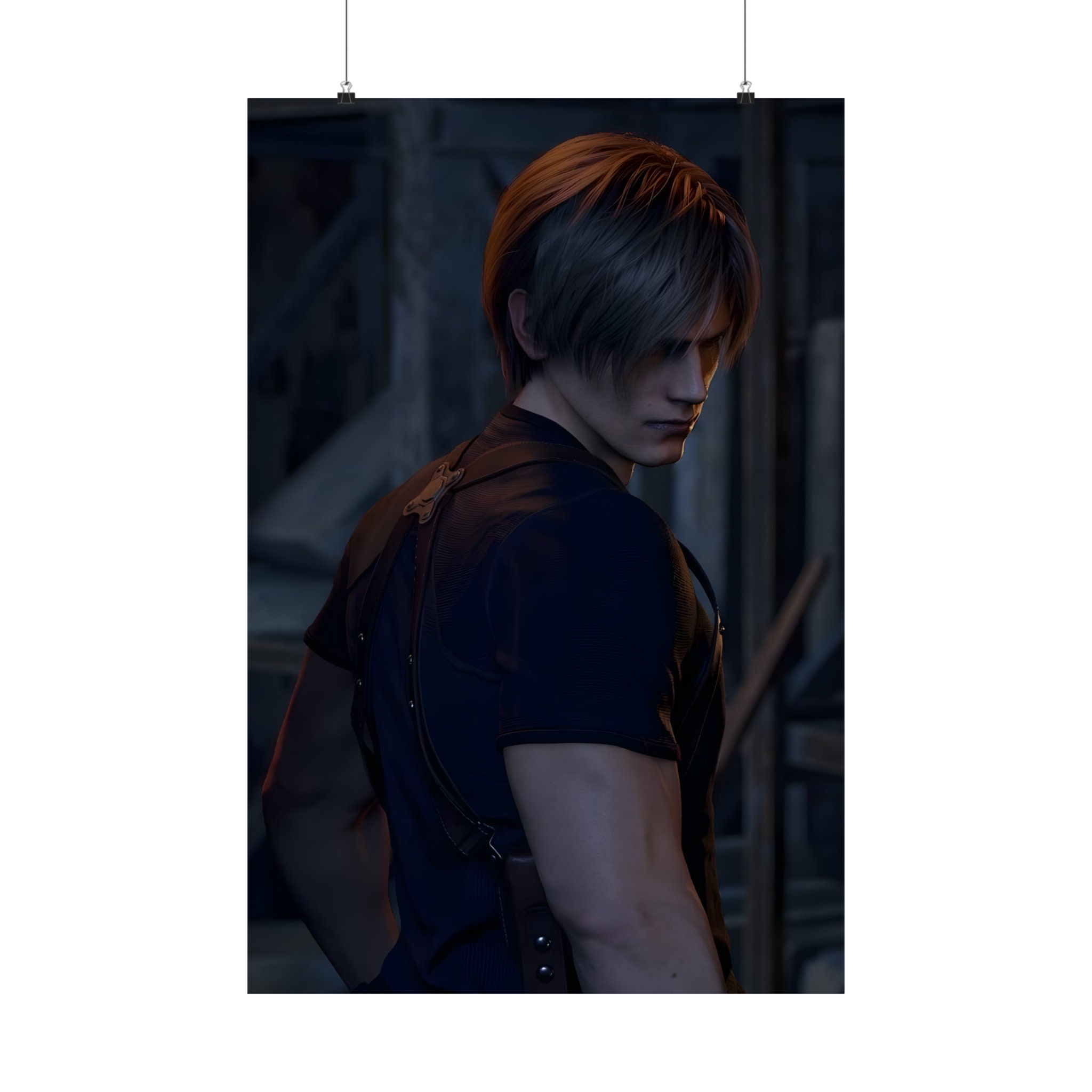 Leon Scott Kennedy | Resident Evil Matte Vertical Posters - Etsy