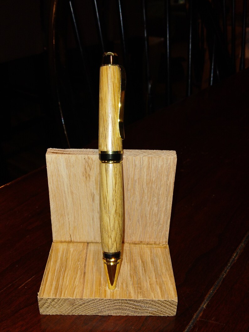 Big Ben Cigar Pen With Oak and 24kt Gold - Etsy