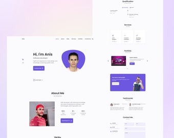 HTML Portfolio Template - Etsy