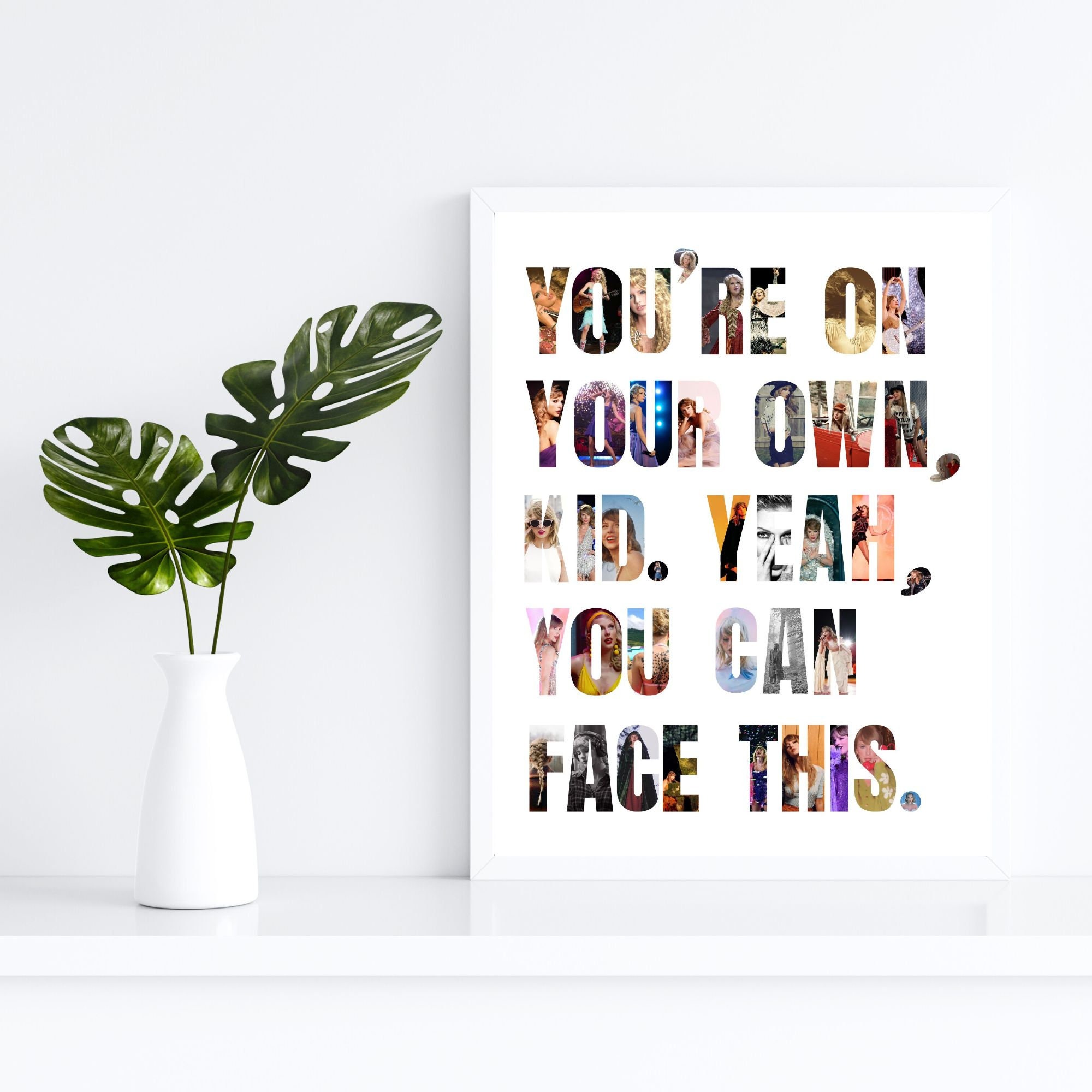 Taylor Swift Alternate youre on Your Own Kid Digital Print - Etsy