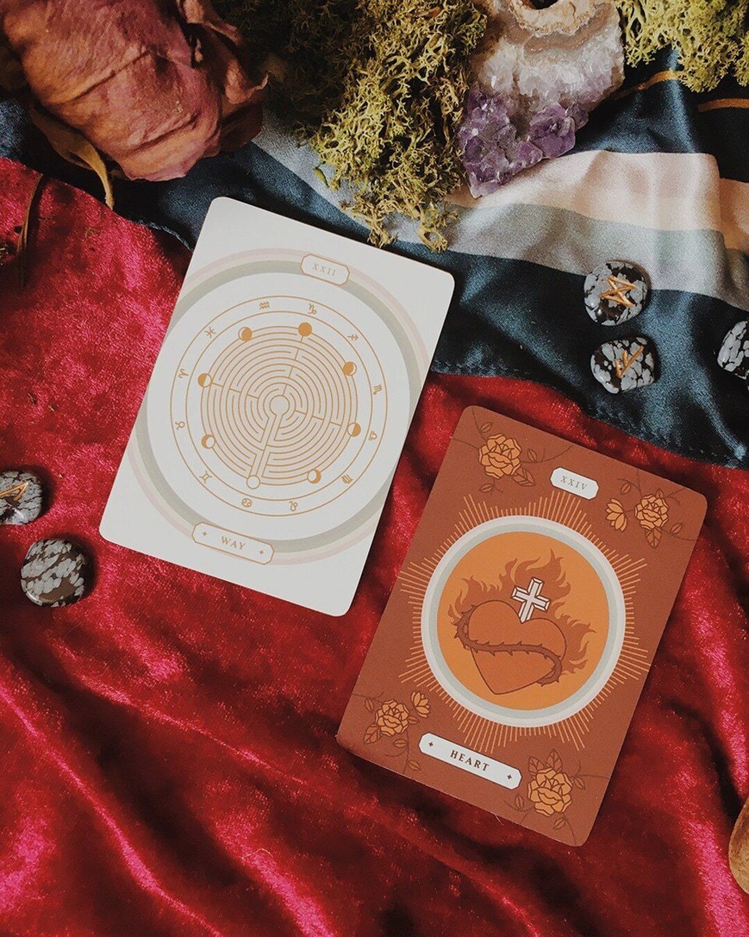 Arcana Iris Sacra Lenormand Deck Gilded Gold Edged Vintage - Etsy