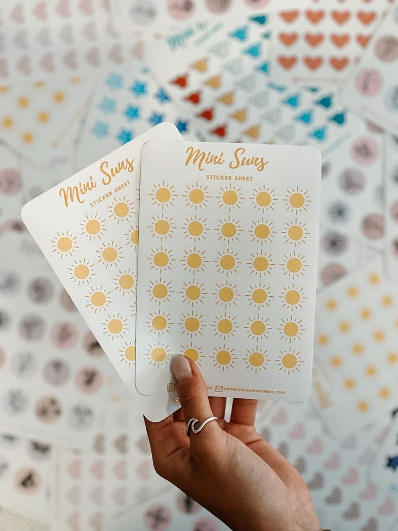 Sticker Sheet Bullet Journal Stickers Planner Stickers - Etsy