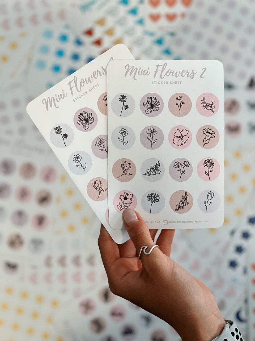 Sticker Sheet - Flowers | Bullet Journal Stickers, Planner Stickers ...