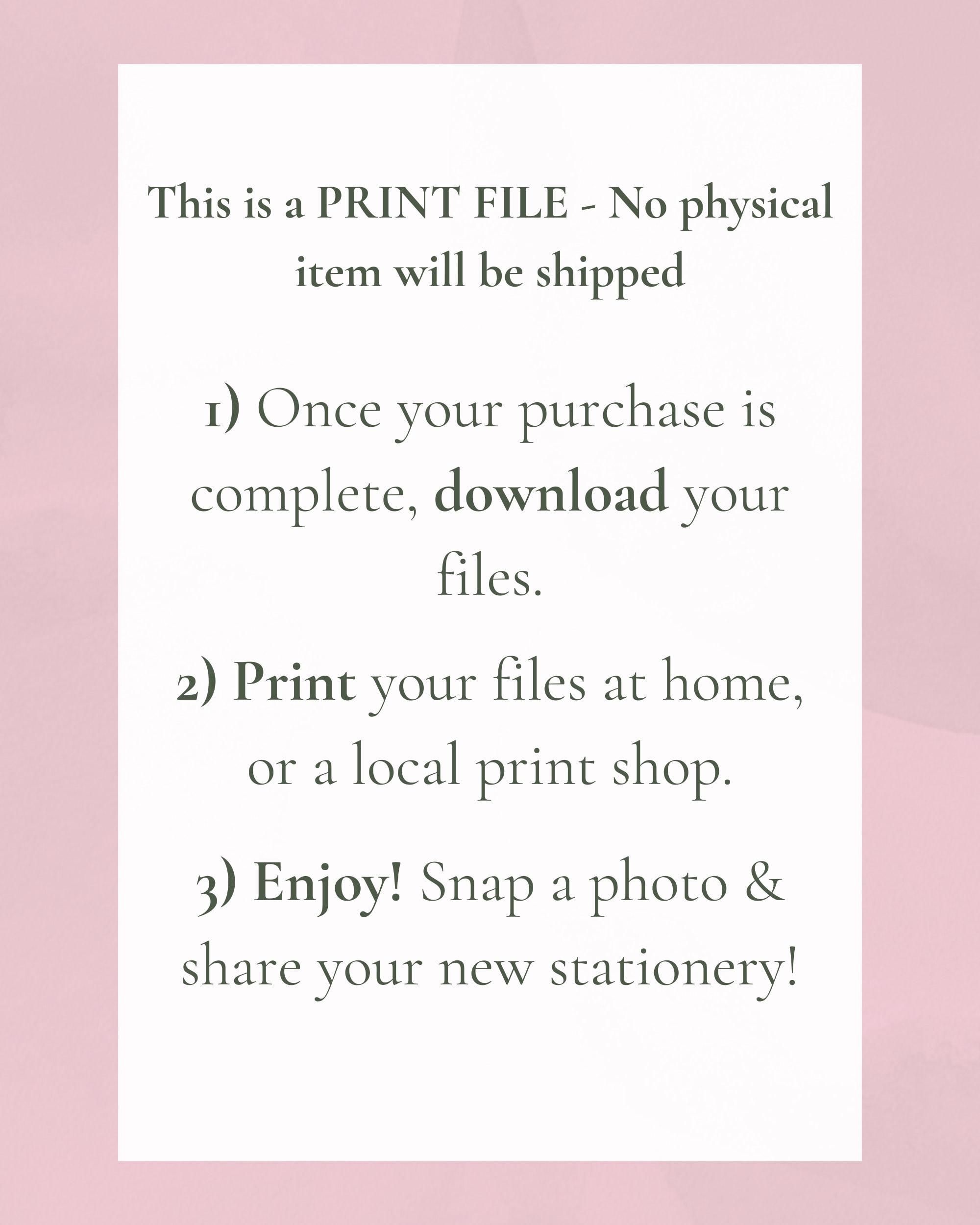 Pink Bows Border, Printable Notepad Paper, Blank Stationery, Instant ...