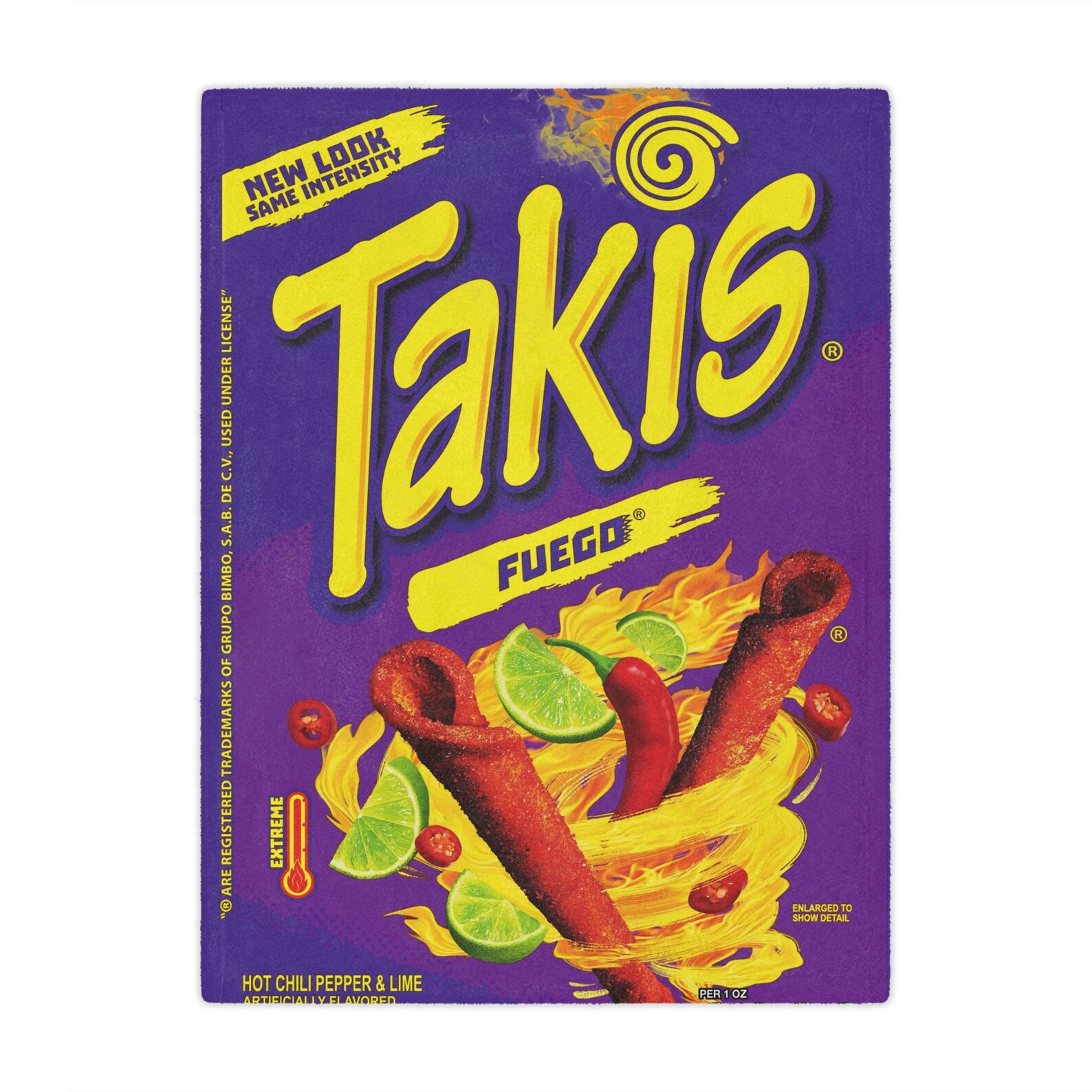 Takis Fuego Microfiber Blanket, Fun Snack Inspired Throw, Perfect Gift ...