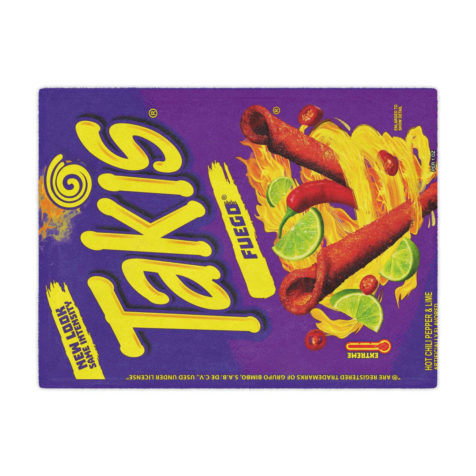 Takis Fuego Microfiber Blanket, Fun Snack Inspired Throw, Perfect Gift ...